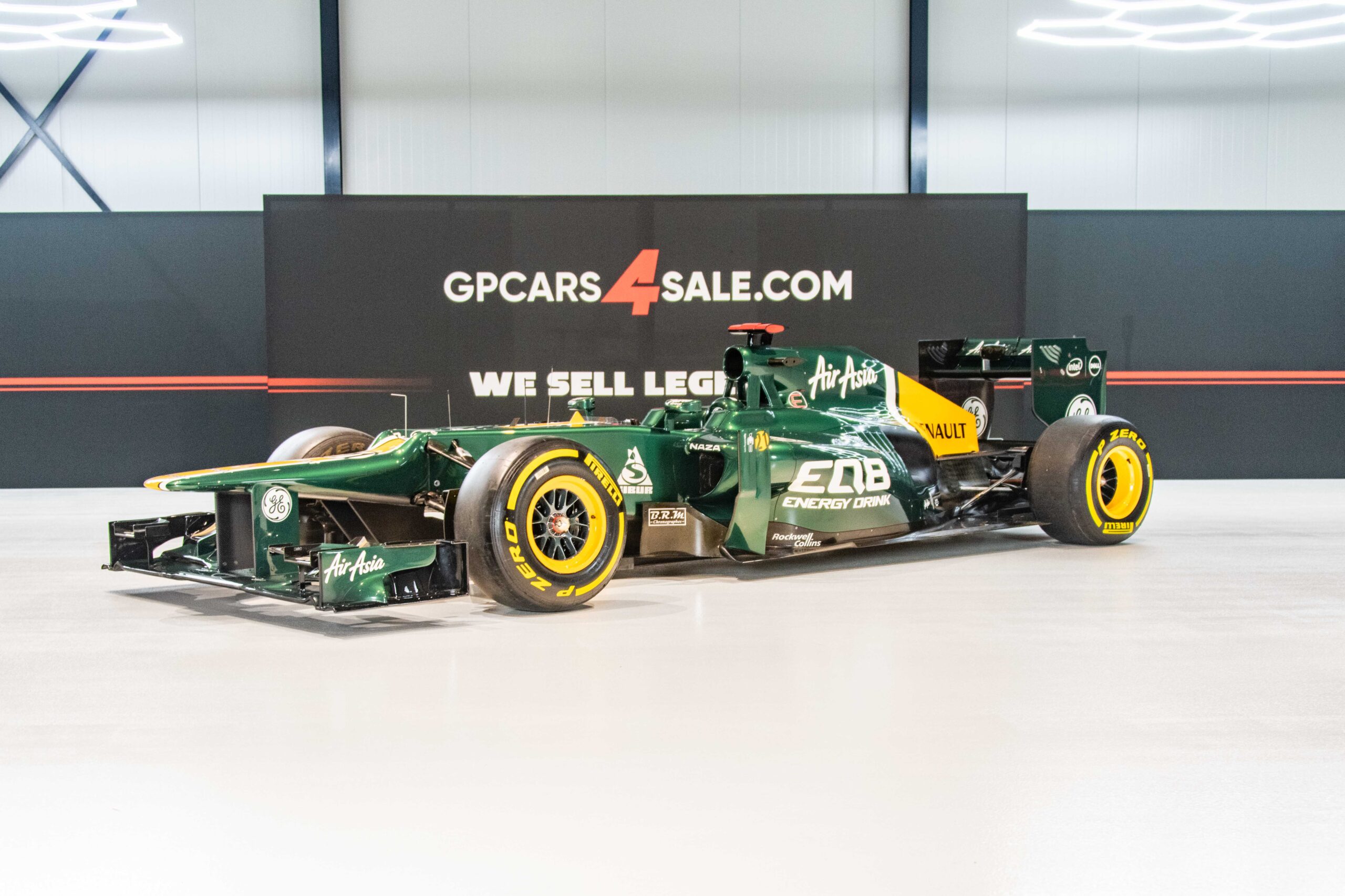 F1 Caterham CT01 – rolling chassis 2012, ex Vitaly Petrov (20 GP's ...