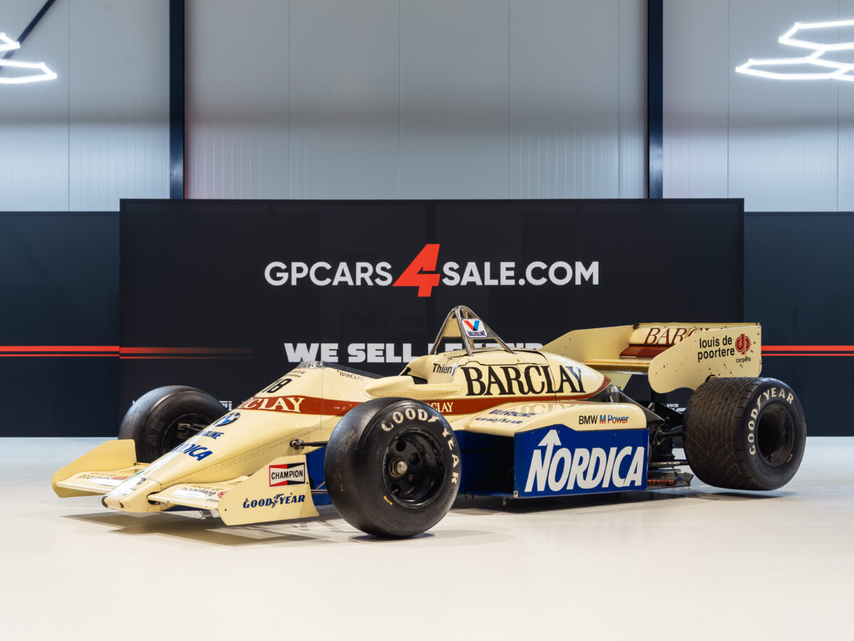 F1 Arrows A7, Ex-Boutsen, 1984 with turbo engine, restoration project ...