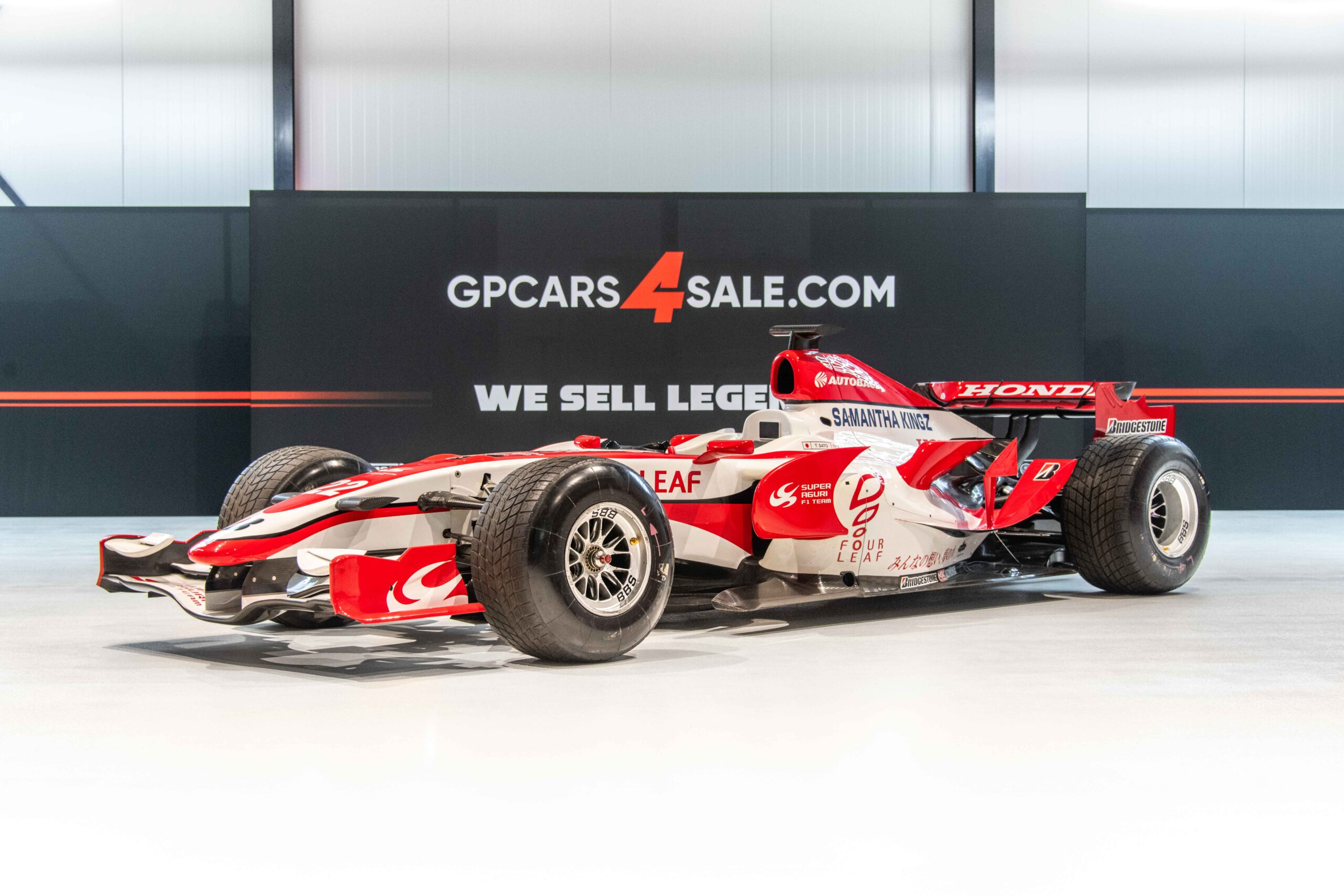 F1 Super Aguri SA7 rolling chassis - GPCars4Sale.com